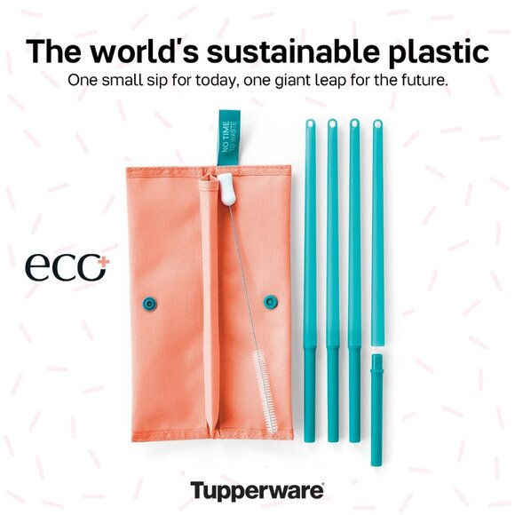 Tupperware | Dining | New Tupperware Eco Straw Set | Poshmark
